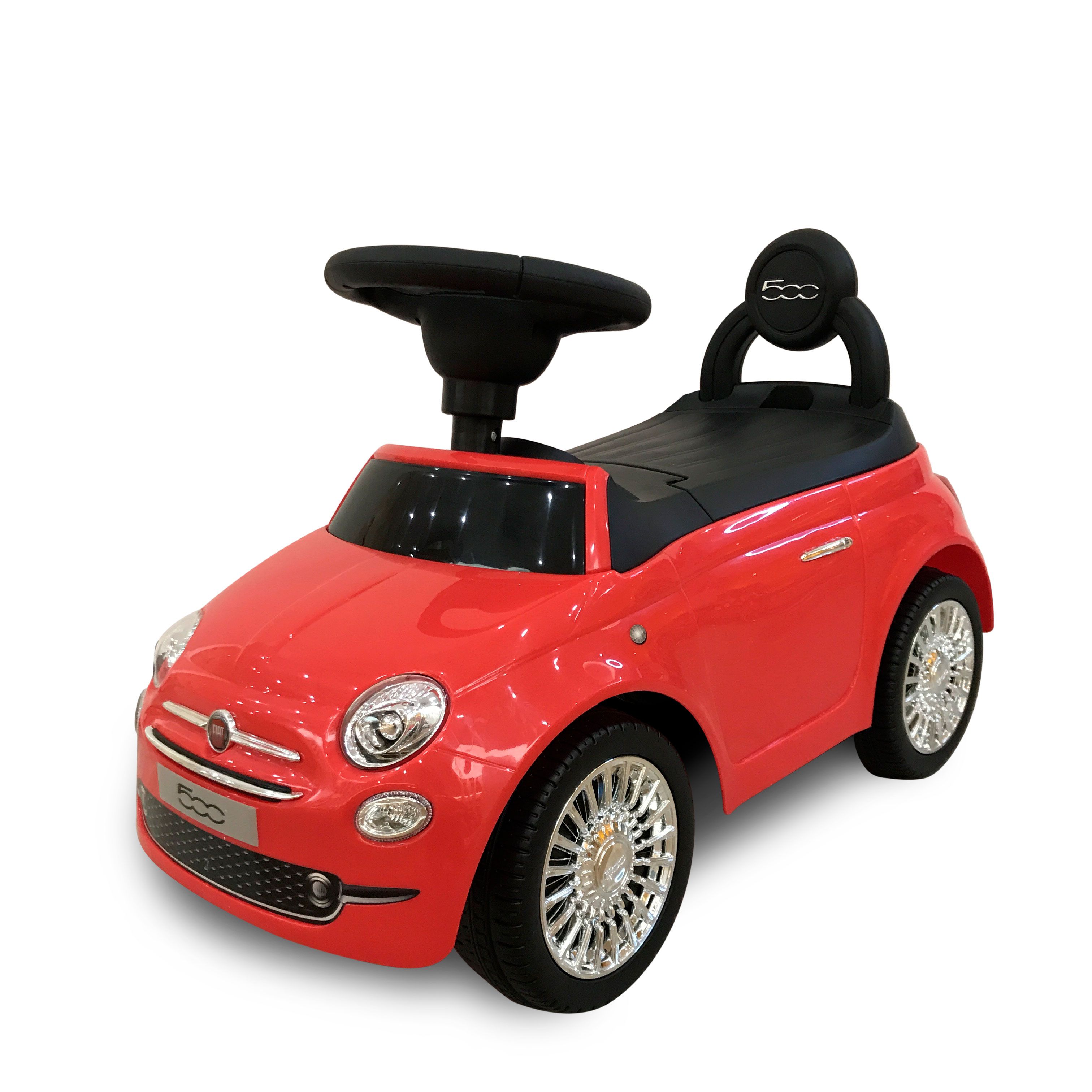 Best Ride On Cars Fiat 500 push car - Red - Red