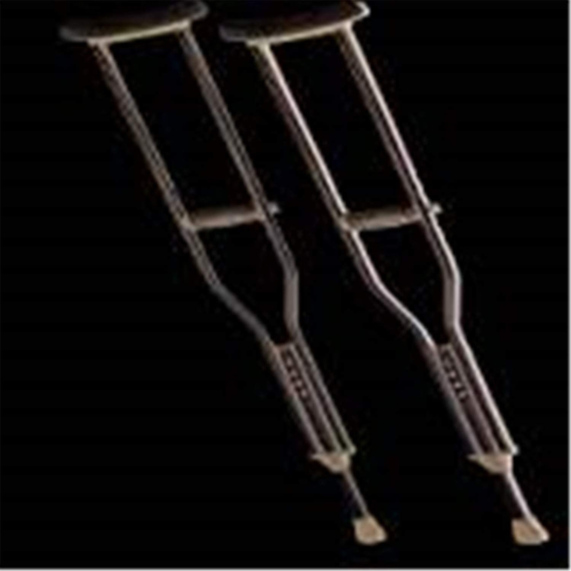 Drive Medical Aluminum Crutch with Comfort Underarm Pad and Hand Grip ...