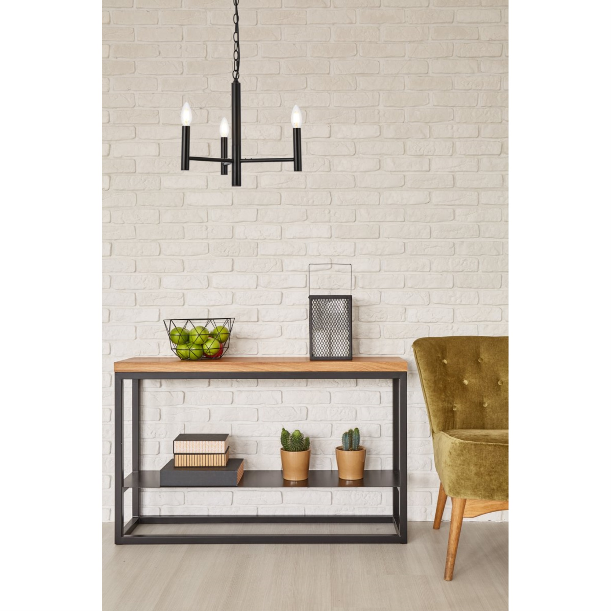 Living District LD7059D17BK Carmella 3 Light 17 inch Black Pendant ...