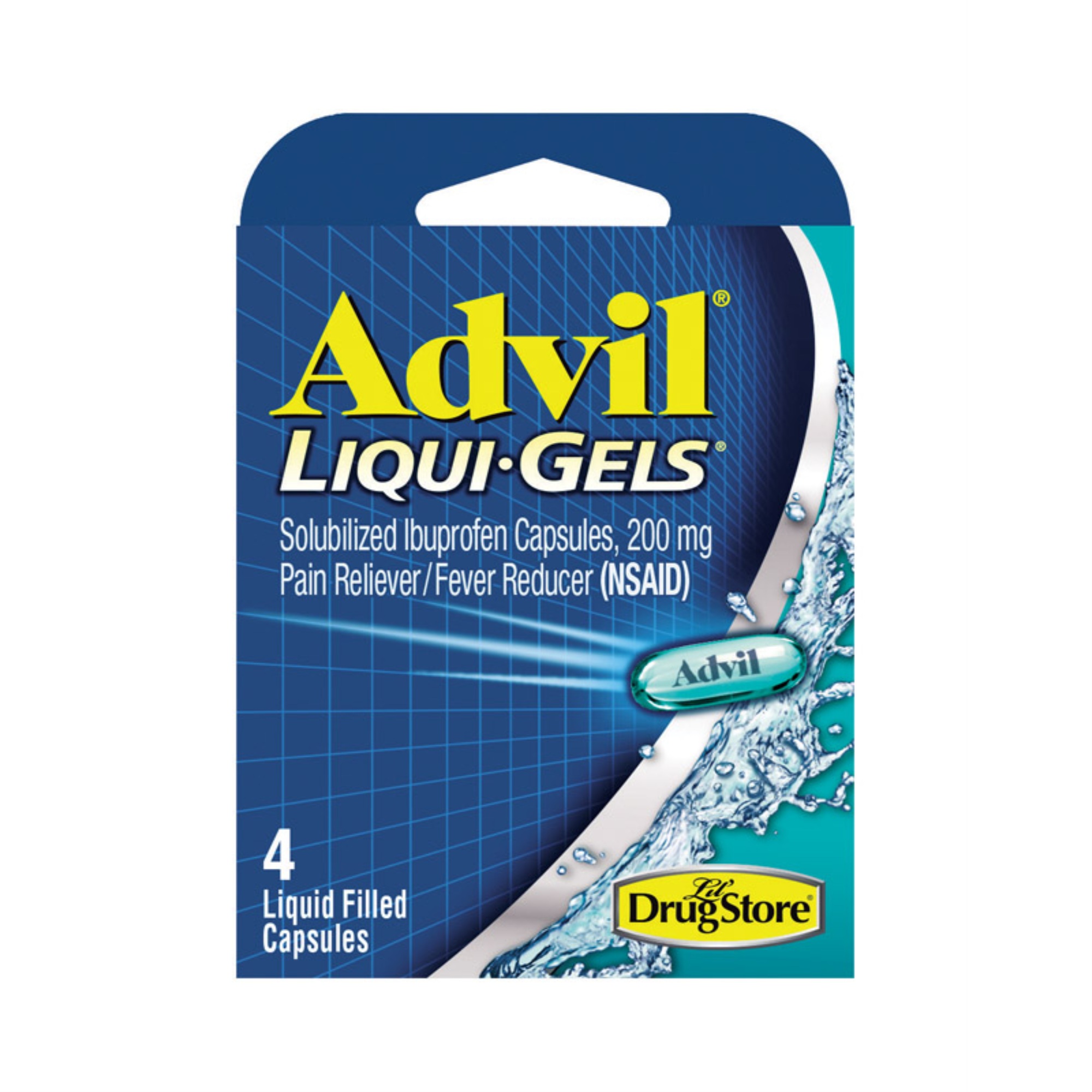 LIL DRUG STORE PRODUCTS INC ADVIL LIQUI-GELS 4PK (Pack of 6)