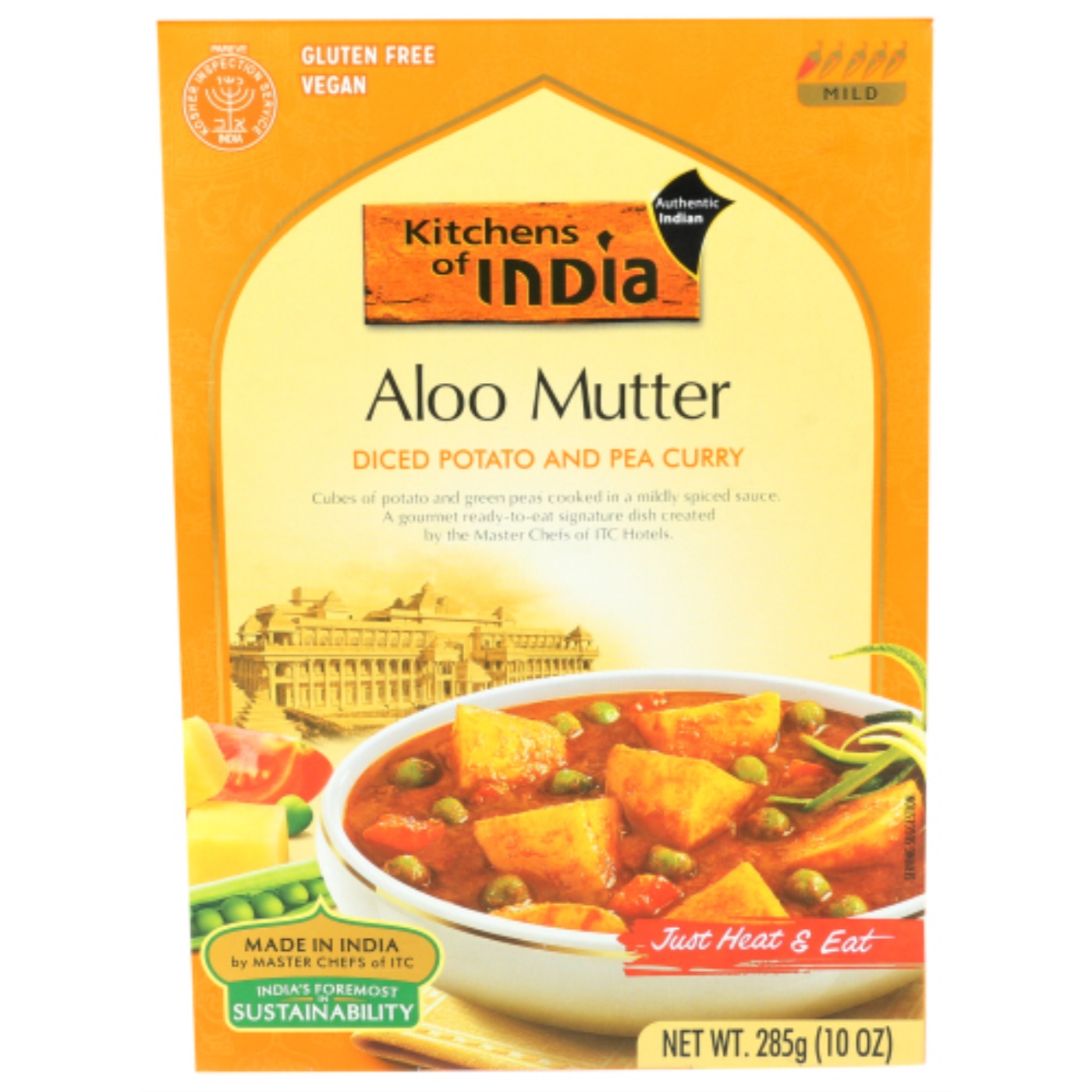 Buy Kitchens Of India, Entre Rte Aloo Mutter Potato P, 10 Oz, (Pack Of ...