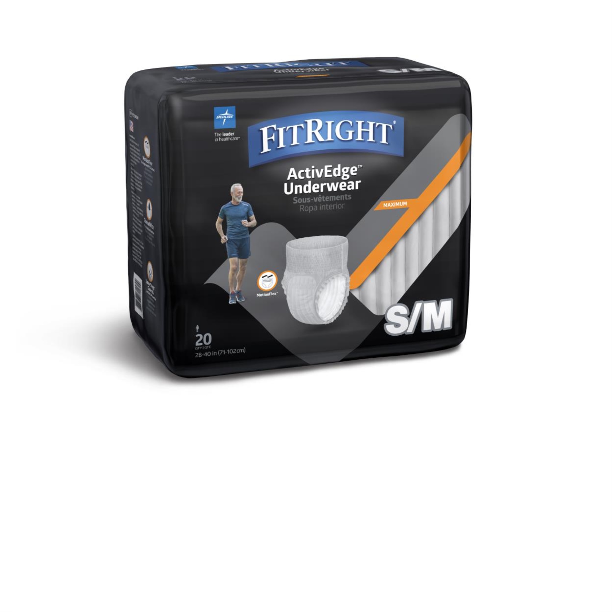 Medline Underwear Incontinence Fitright Ultra Incontinence Underwear For Men Size Sm For