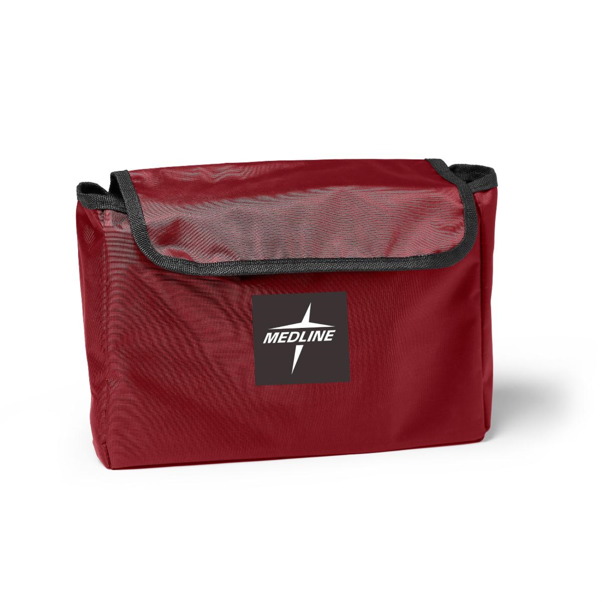 Medline Bag, Side: Side Bag for Transport Chair, Burgundy