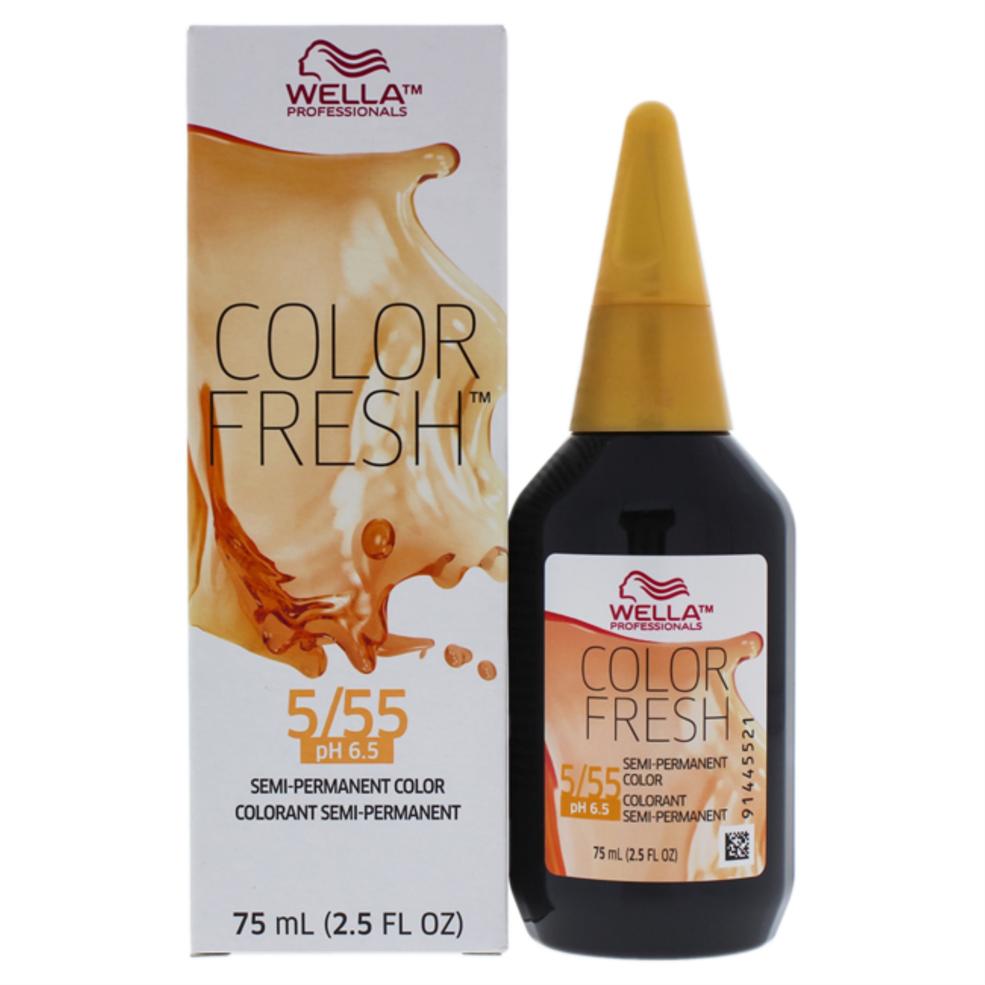 wella Color Fresh Semi-Permanent Color - 5 55 Light Brown-Intense Red ...