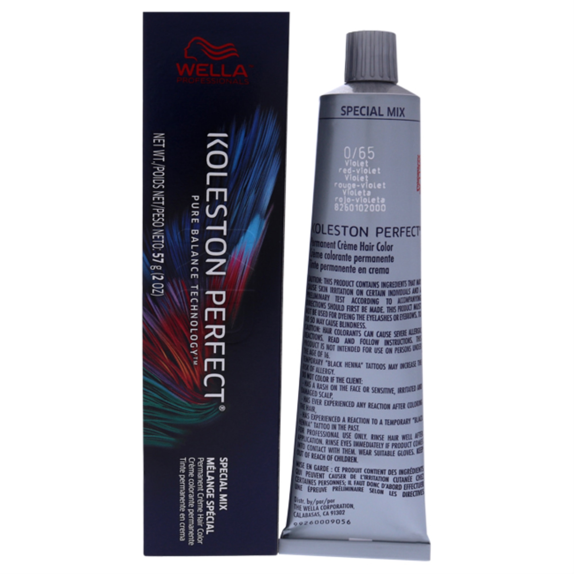 wella Koleston Perfect Permanent Creme Hair Color - 0 65 Violet Red ...