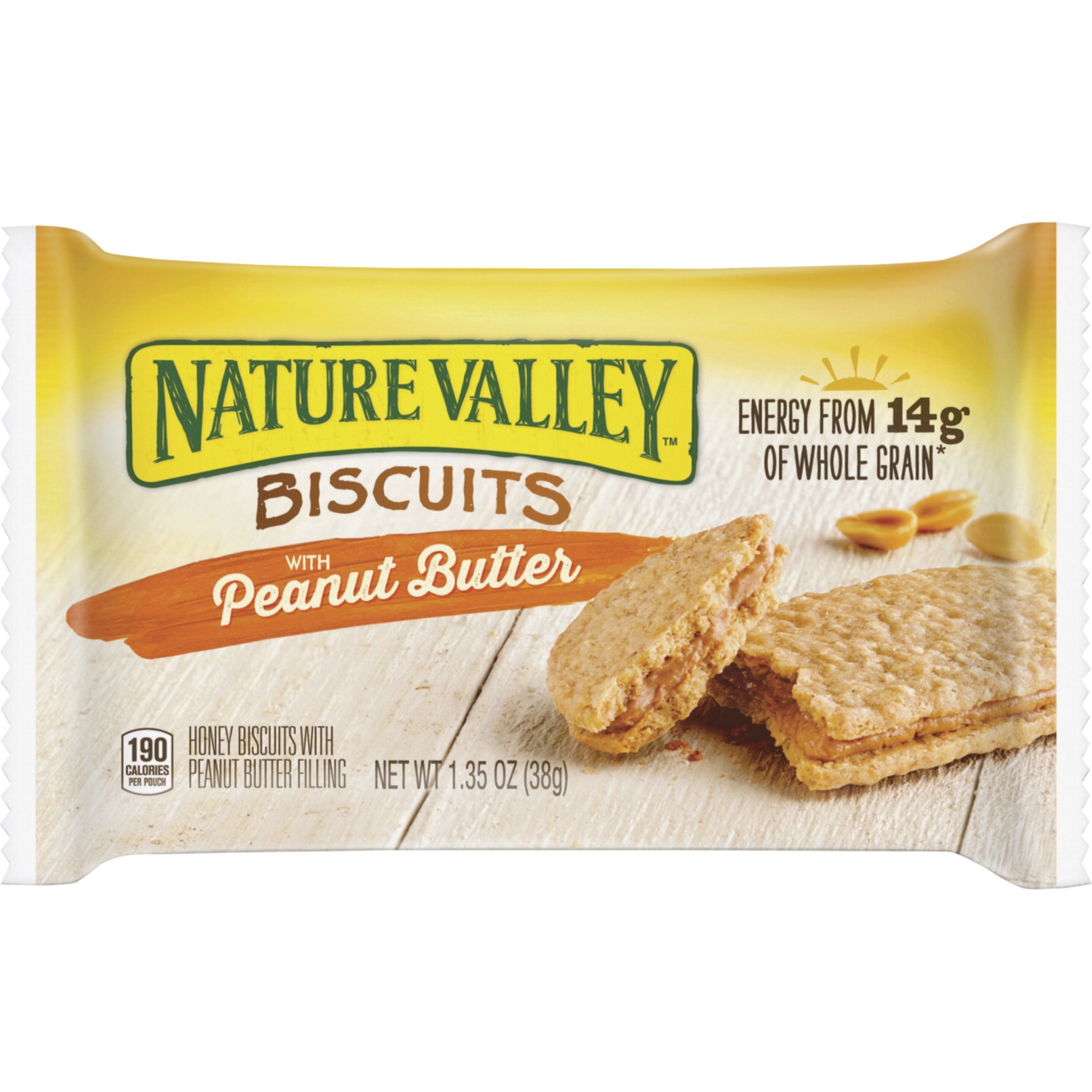 General Mills Nature Valley Flavored Biscuits -- Honey Biscuits, w ...