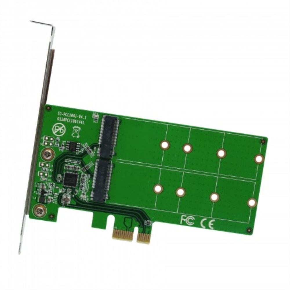 PCI-Express 2.0 x1/x2/x4/x8/x16, 2-Port M.2 NGFF Card, ASMedia ASM1061 ...