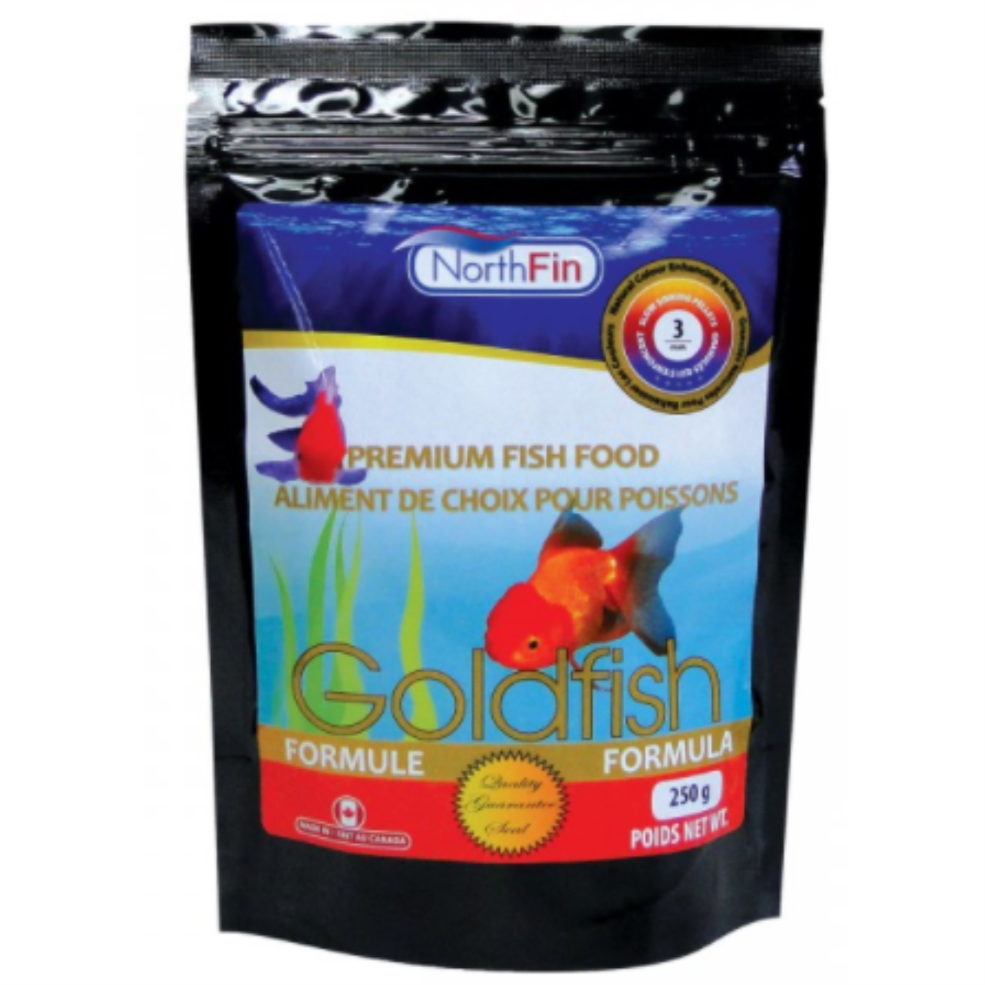 ROYAL AQUATIC NorthFin Goldfish Formula - 3 mm Sinking Pellets - 250 g