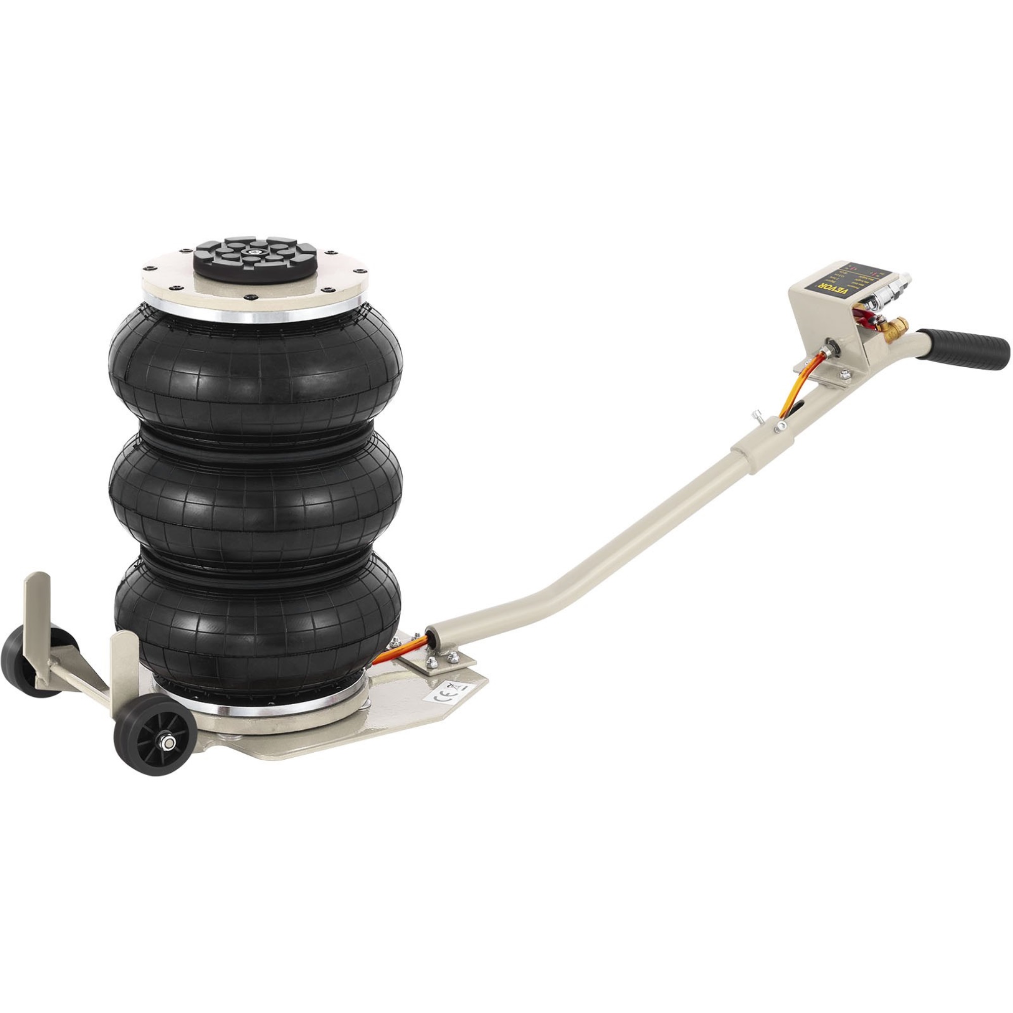 VEVOR 6600lbs Triple Bag Air Jack Pneumatic Jack Lifting Jack Stands ...