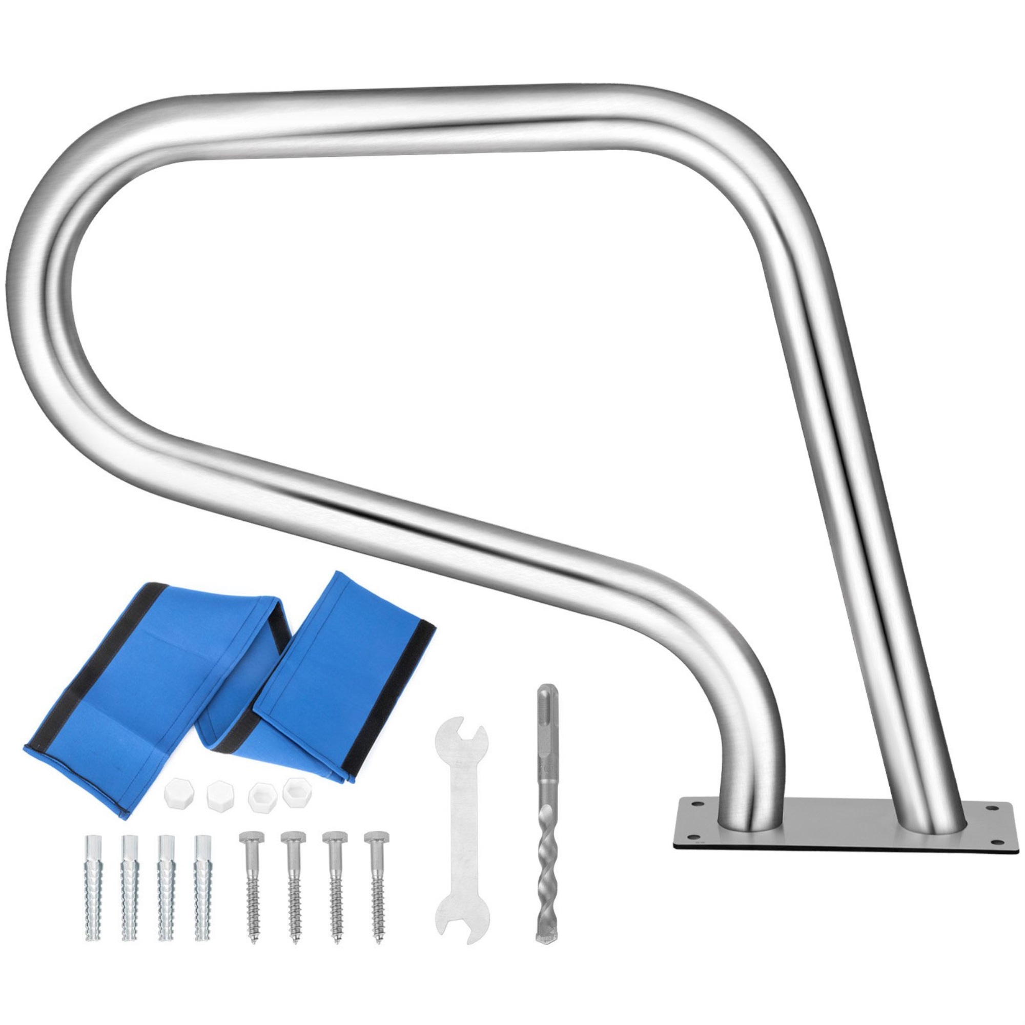 VEVOR Vevor Pool Rail Pool Railing 32x23" Pool Handrail Stainless Steel ...