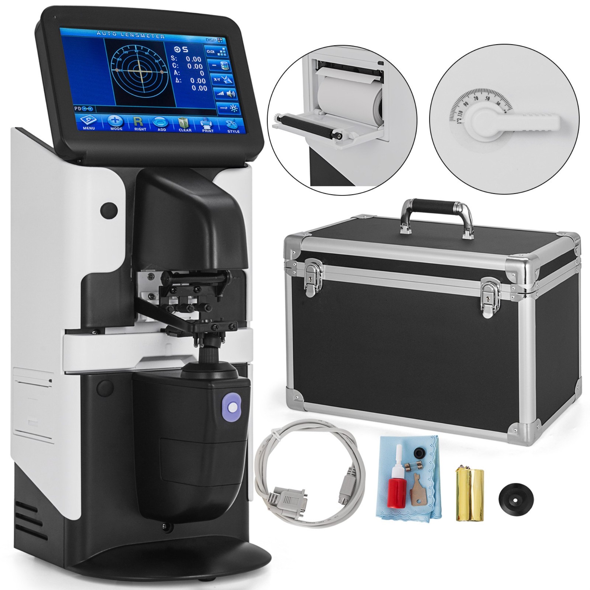 VEVOR Jd-2600a 7'' Touch Screen Optical Digital Auto Lensometer Pd Uv ...