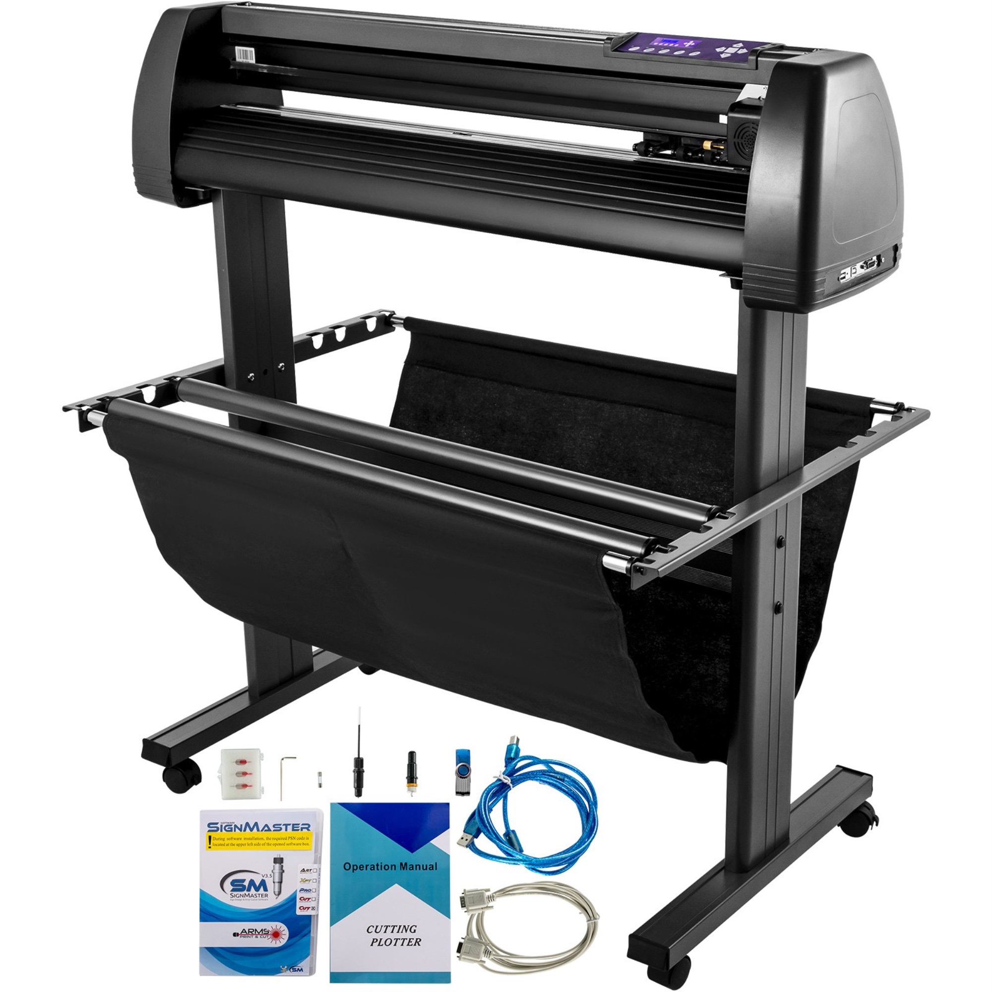 VEVOR 28" Vinyl Cutter/Plotter 720mm Sign Cutting Machine Software 3 ...