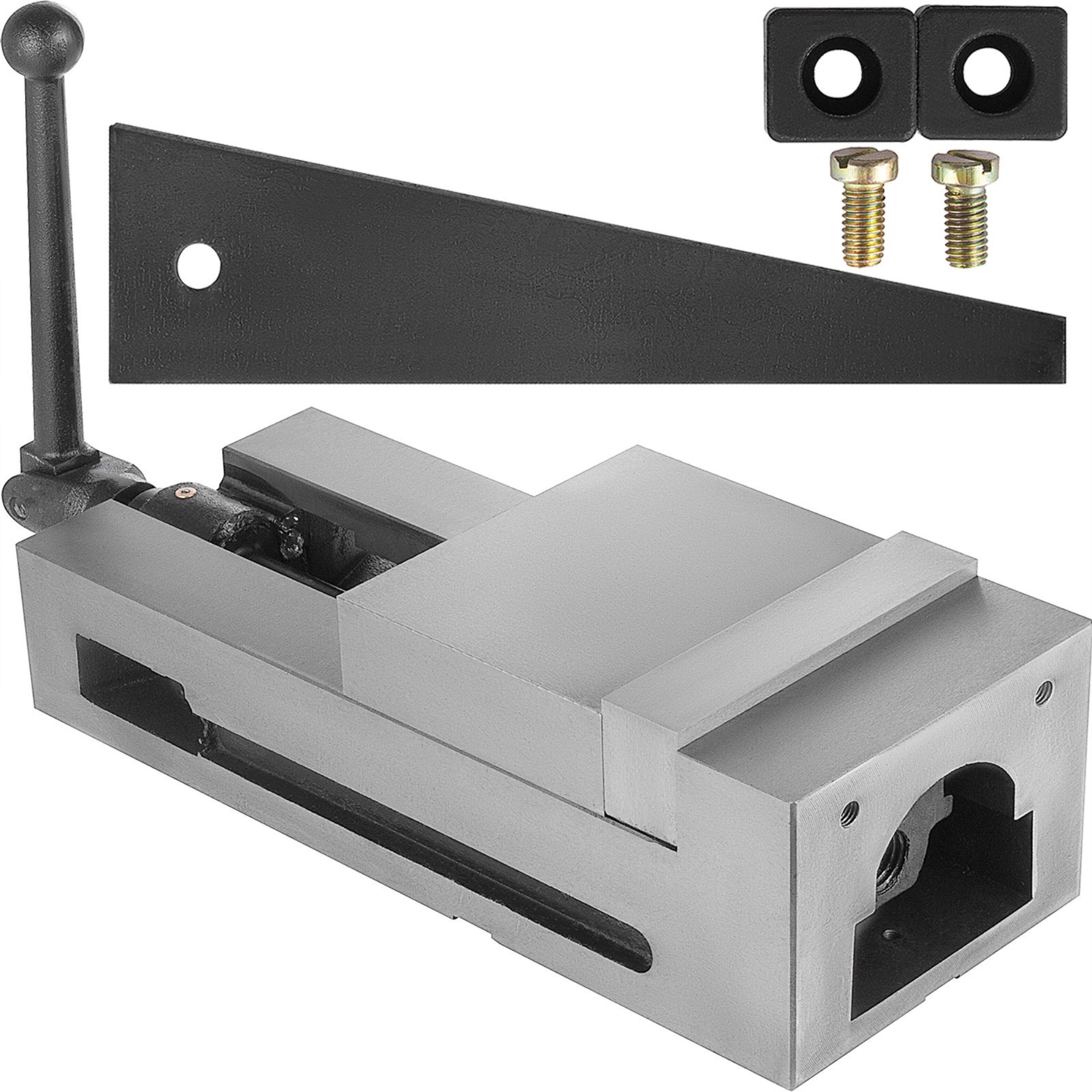 VEVOR 6'' Precision Bench Cnc Clamping Vise Fixed Jaw Vertical Sawing ...
