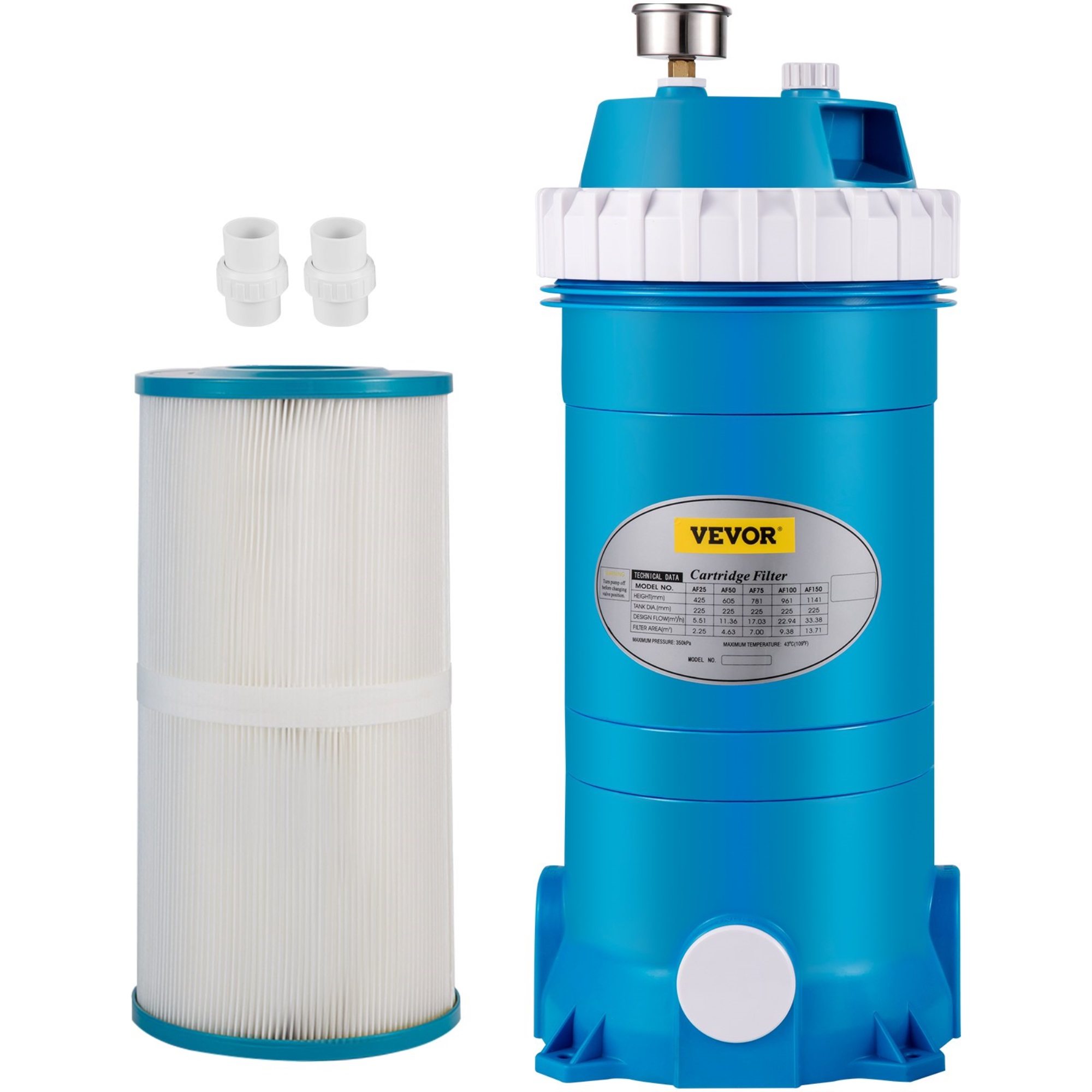 VEVOR Vevor Pool Cartridge Filter In/above Ground Swimming Pool Filter ...